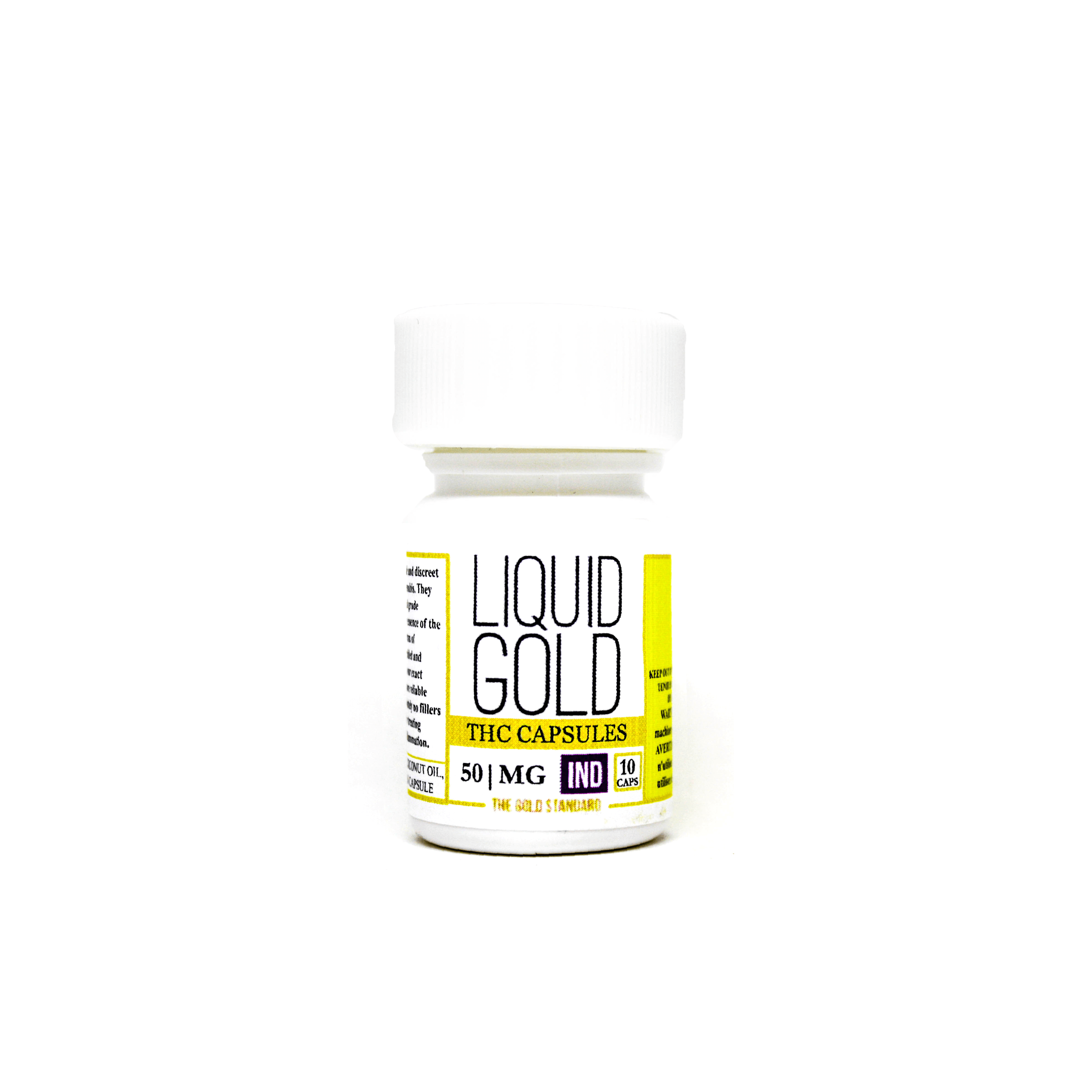 Liquid Gold THC Capsules - Indica - UrBestBud